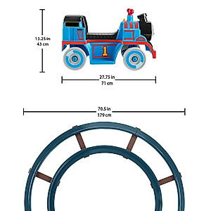 Power Wheels Thomas & Friends Ride-On Train, Thomas with Track, Battery-Powered Toddler Toy for Indoor Play Ages 1+ Years​