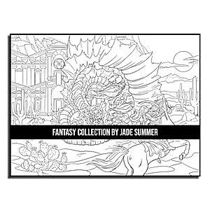 Fantasy Collection: An Adult Coloring Book with 100+ Incredible Coloring Pages of Mermaids, Fairies, Vampires, Dragons, and More!