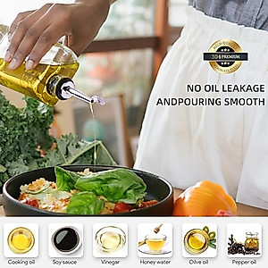 Pour Spouts for Olive Oil Pourer 7 Pcs Free flow Pourers Rubber Stoppers Sets for Liquor Spirits Wine Alcohol Syrup Bottles Drizzle Drip Spout Bottle Speed Pourer