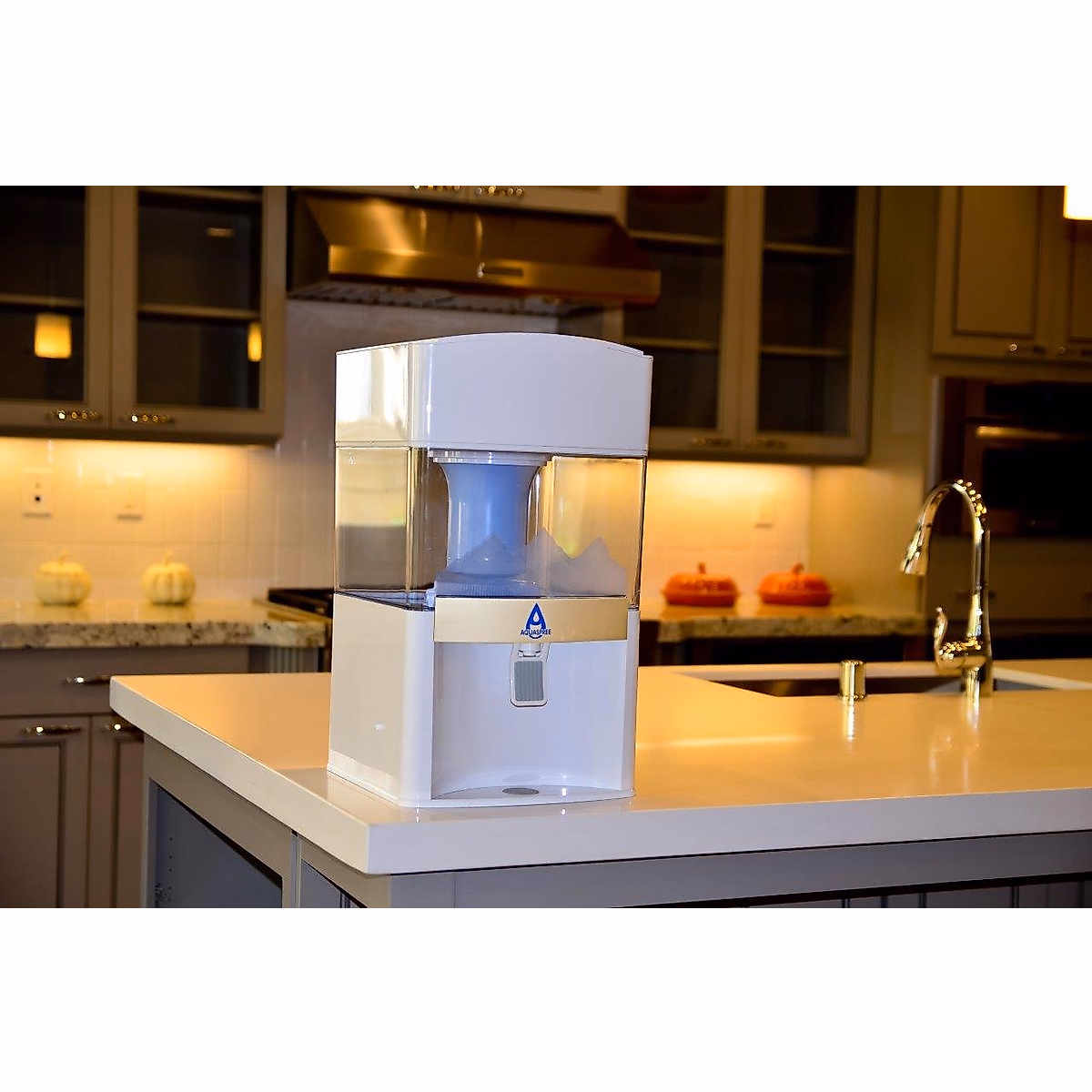 AQUASPREE Premium 5 Gallon Countertop Water Purification System. Transform Regular Tap Water to Smooth Clean Refreshing Alkaline Mineral Drinking Water