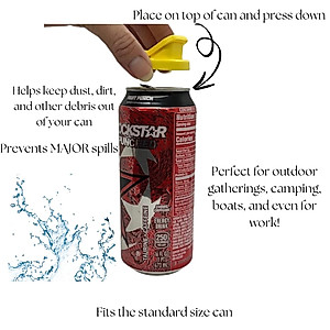 Beverage Buddee Can Cover - Best Can Cover For Standard Size Soda/Beer/Energy Drink Cans - Made In The USA - BPA-PCB Free - 4 pack (Asst Colors)