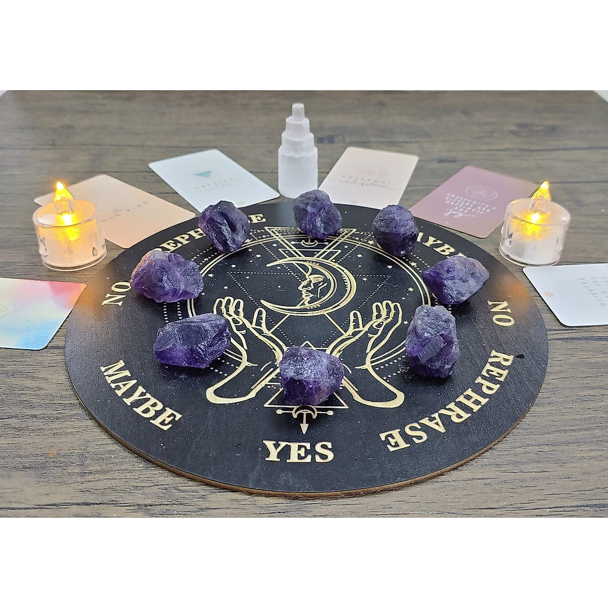 MAIBAOTA Natural Amethyst Crystal Rocks Raw Healing Crystals Bulk 1" Raw Rough Gemstones Rocks for Tumbling Polishing Cutting Reiki Witch Quartz Crystal Stones