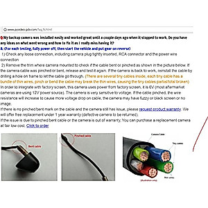 PYvideo Rear Backup Camera Kit for Toyota Camry, Corolla, Prius and More (2012-2014) - (Color: Black)