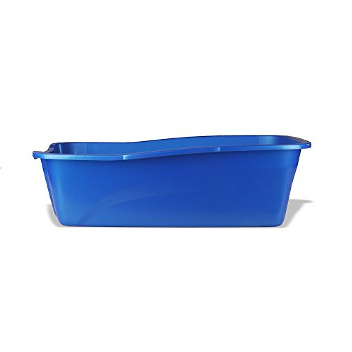 Van Ness Pets Medium Open Cat Litter Box, Space-Saving Pan Size, Blue, CP2 Blue Large