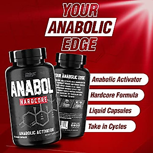Nutrex Research Anabol Hardcore Anabolic Activator, Muscle Builder and Hardening Agent, 60 Pills