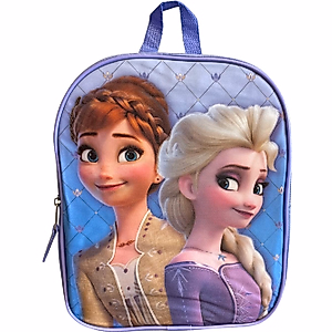 Frozen Elsa & Anna 11" Mini Backpack (Purple)