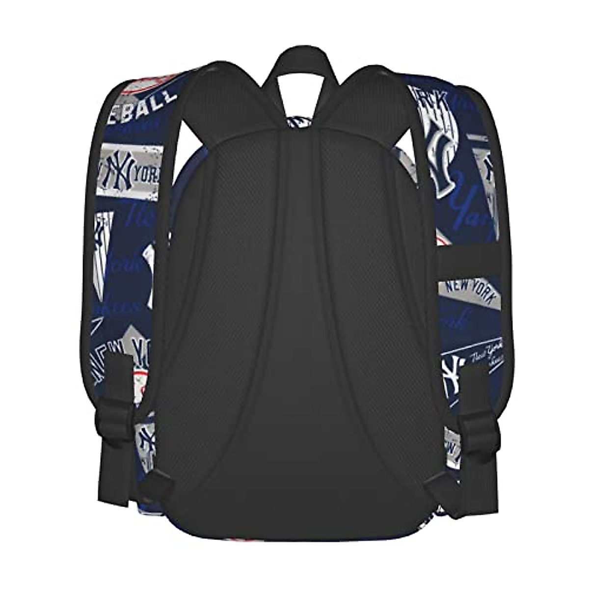 Annod Industries New York Yankees Baseball Backpack, Lightweight Casual School Backpacks Bags for Men Women Book Travel Hiking Camping Work, 16.9 Inch