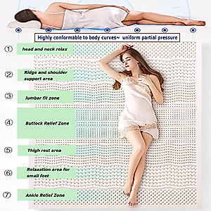 Natural Latex Hybrid Mattress,5in Trundle Mattress Medium Soft Organic Mattress Foldable Floor Sleeping Bed Tatami Mat with Cotton Cover,King 180x200cm