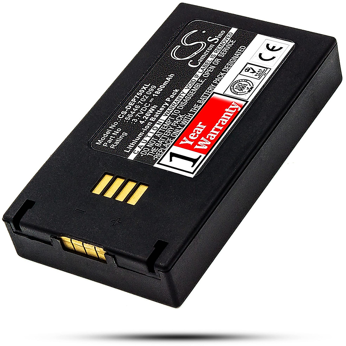 BCXY 3.7V Battery Replacement for VARTA EasyPack 2000 EZPack XL VKB66380712099 Easypack Poliflex 750 11CP53562-2 1ICP5/35/62-2 56446 702 099 56456-702-099 66380712099