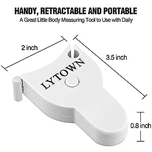 Automatic Telescopic Tape Measure(60in/150cm), Measuring Tape for Body,Self-Tightening Body Measuring Tape,Retractable Tape Measure for Fitness, Weight Loss, Tailor, Sewing, Handcrafts (4 PCS)