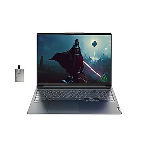 2022 LENOVO Ideapad 5 Pro 16" 2.5K QHD IPS Display (2560 x 1440) Laptop, AMD Ryzen 5 5600H, 8GB RAM, 512GB PCIe SSD, AMD Radeon RX Vega6, Backlit Keyboard, Win 11, Gray, 32GB USB Card