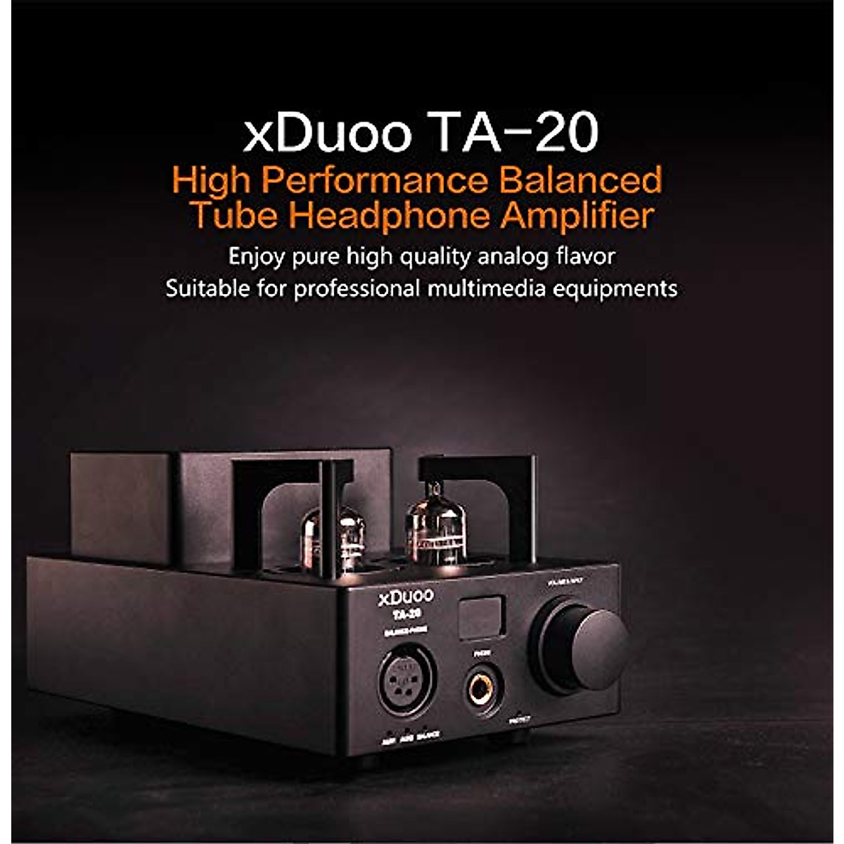 XDUOO TA-20 High Performance Balanced Tube Headphone Amplifier Power Amplifier (Black)