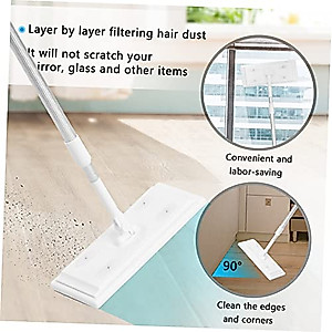 JEWEDECO 3 Mirror Cleaner Glass Wipes Tile Flooring Tile Cleaning Mop Window Mop Floor Duster Thread Flat Mop Floor Wipes Electrostatic Dust Collector Mop Flat Drag Sweeper Mop Paper Glass