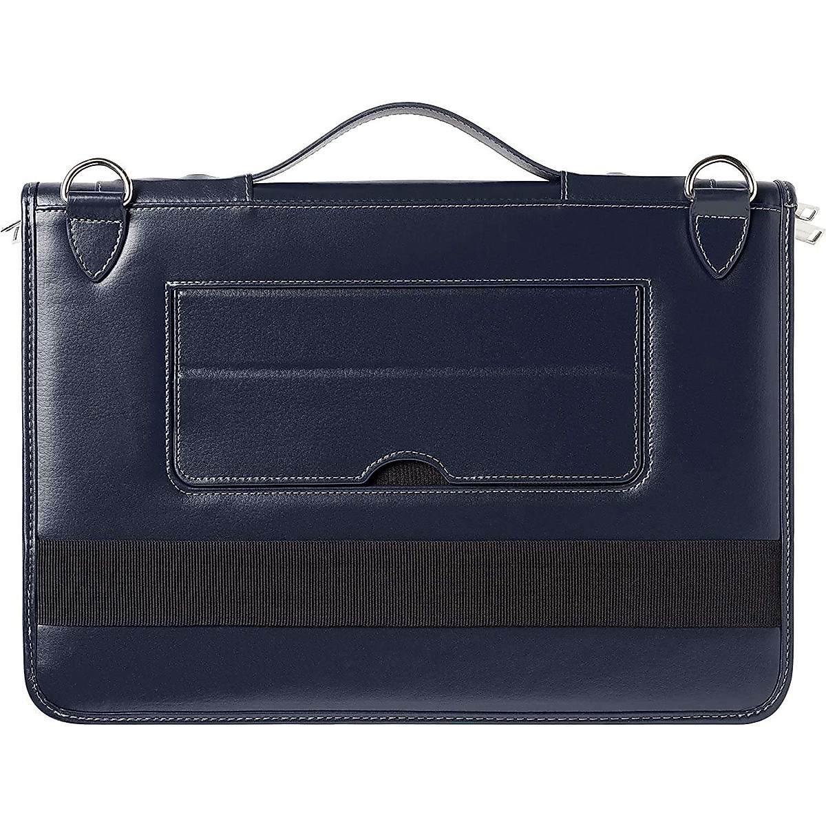 Broonel Blue Leather Laptop Messenger Case - Compatible with Toshiba Satellite Radius 12 / Toshiba Satellite Radius 11