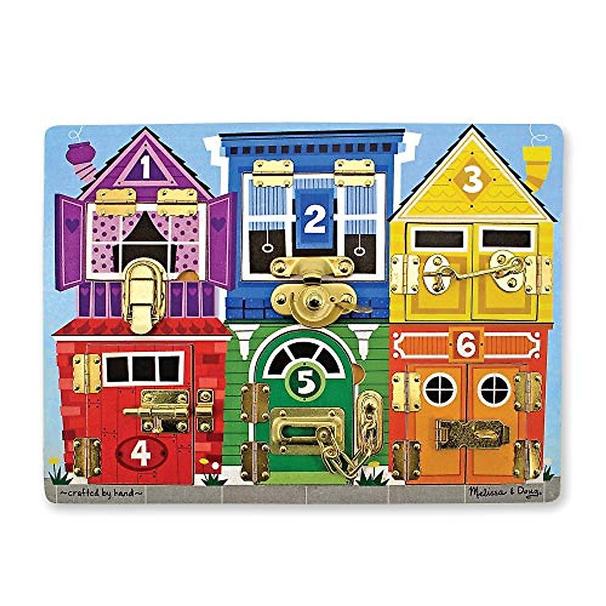 Melissa & Doug Latches Board & Magnetic Hide & Seek Board
