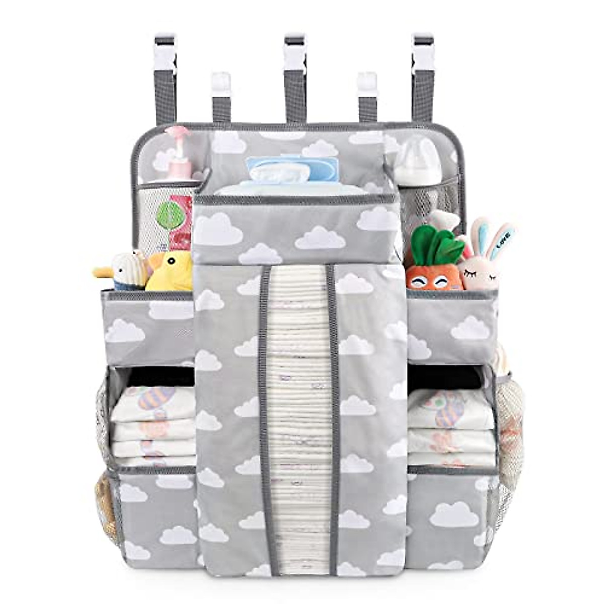 Maliton Diaper Caddy Organizer for Baby Boy and XL Changing Table Organizer