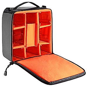 Neewer® Flexible Partition Camera Padded Bag Insert Protection Handbag for SLR DSLR Mirrorless Cameras and Lenses,Flash Light,Radio Trigger,Battery and Charger,Cables and Other Camera Accessories
