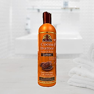 OKAY COCOA BUTTER HAND and BODY LOTION 16oz/473ml