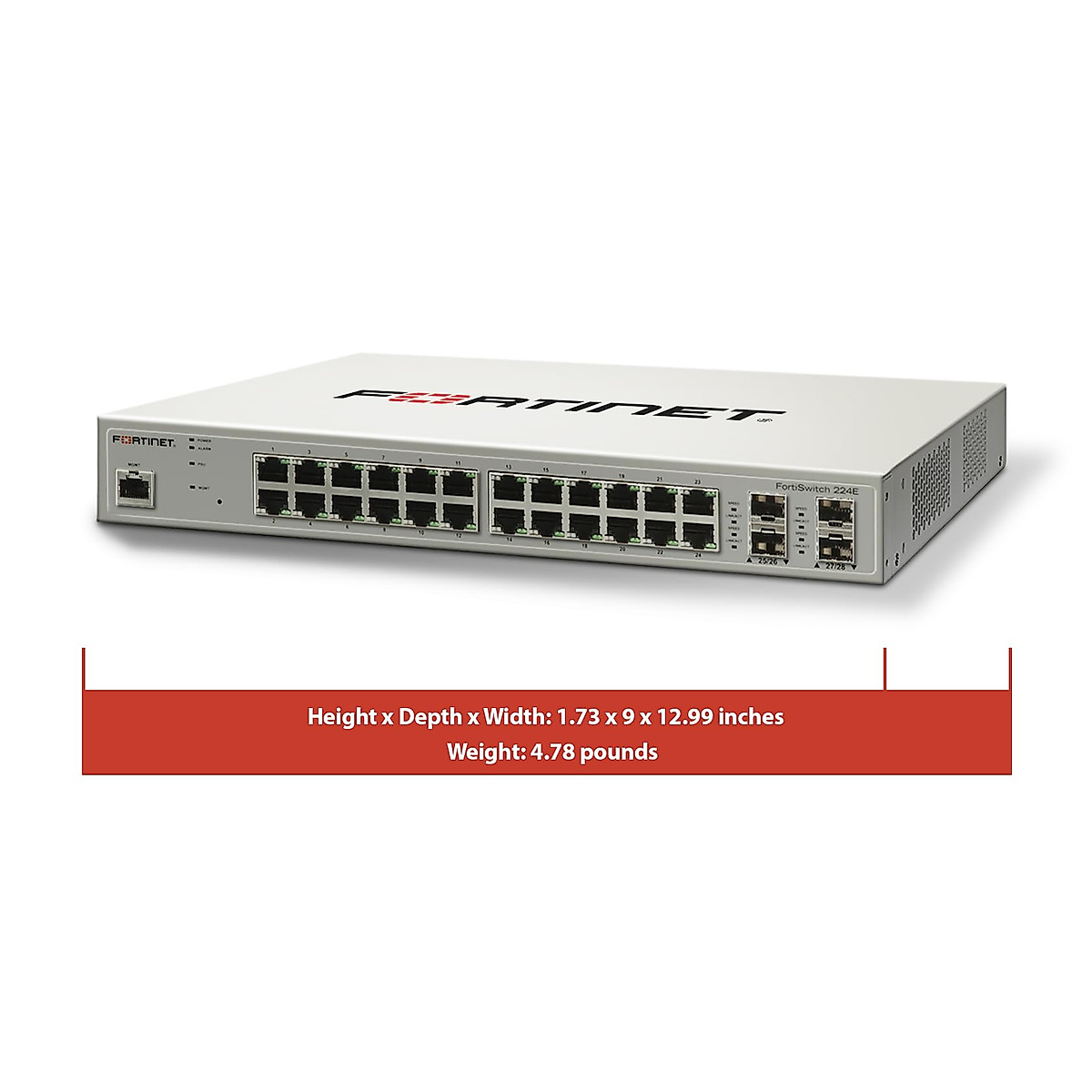 Fortinet FortiSwitch - 224E Layer 2/3 Switch (FS-224E)
