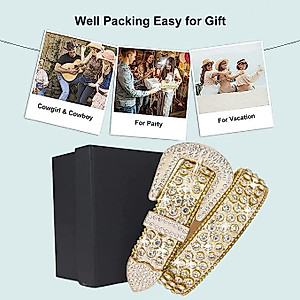 VXRXAL Men Fashion Rhinestone Belt Western Bling Studded Design Leather Diamond Belt for Jeans designer luxury hip hop cowboy belt