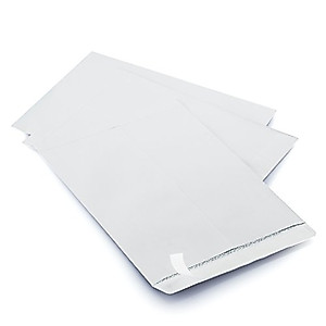 100 9 x 12 SELF Seal Security White Catalog Envelopes - 28lb - Security Tinted, Ultra Strong Quick-Seal, 9x12 inch (38100)
