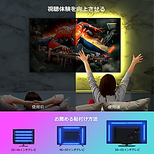 Smart LED Lights for TV - 6.56FT TV LED Backlights Work with Alexa and Google Assistant, App and Voice Control Strip Lights for 32-65 inch TVs, Computer, Bedroom, 16 Million RGB DIY Colors