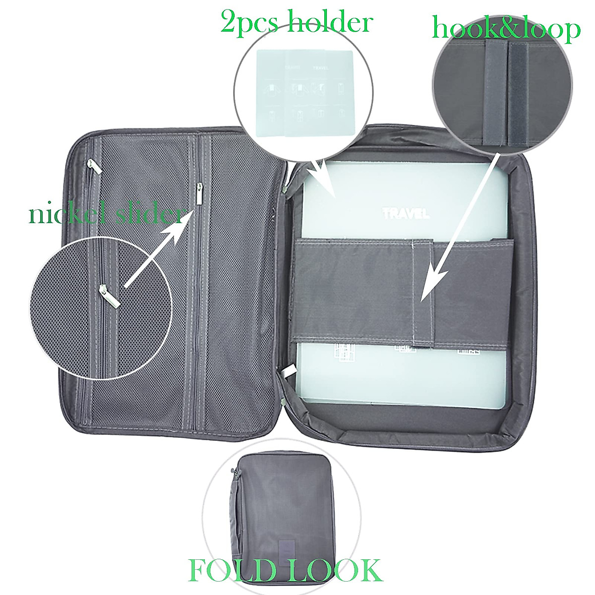 PIPICO T-shirt Anti-Wrinkle Travel Bag For Men, Portable Storage Duffel Bag for Business Business Trip