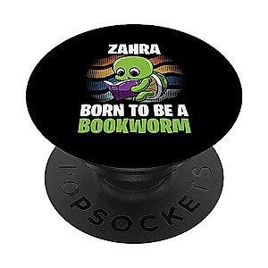 Zahra - Born To Be A Bookworm - Personalized PopSockets Standard PopGrip