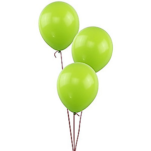 KUMEED Sky Blue Green Balloons 12" Latex Balloons Vivid Bright Color Balloon Globos Party Birthday Wedding Balloons Pack of 100