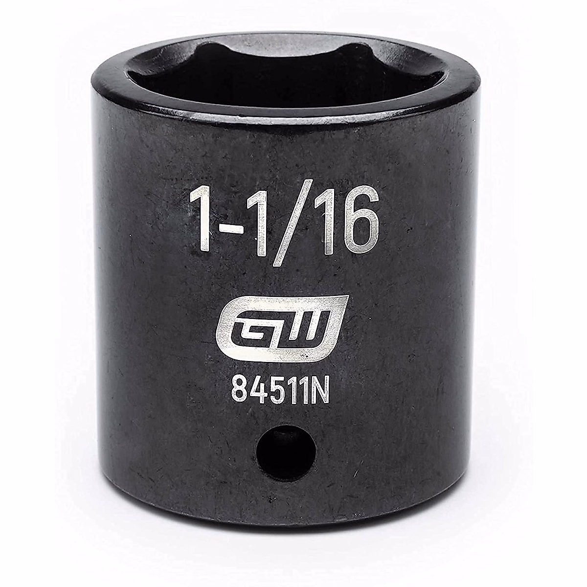 GEARWRENCH 39 Pc. 1/2" Drive 6 Pt. Impact Socket Set, Standard & Deep, SAE - 84947N, Black