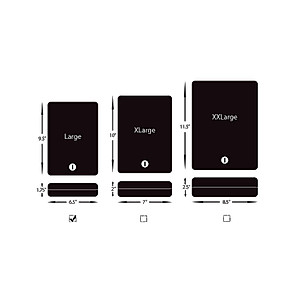 SnapSafe Portable Lock Box for Guns and Valuables, 2 Pack - Includes 2 Lock Boxes (Keyed Alike), 4 Keys, Patented Security Cable - An Ideal Car Gun Safe, TSA Gun Case - XL, Black, 10 x 7 x 2 Inches