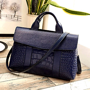 NC Genuine Leather Alligator Print Handbag Large Capacity Ladies Bag Fashion All-Match Crossbody Shoulder Bag for Women