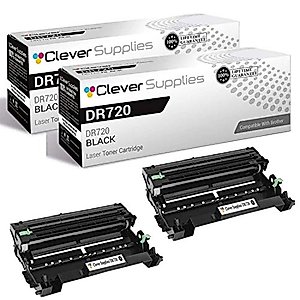 CS Compatible Drum Unit Replacement for Brother DR720 DR-720 MFC-8510DN 8810DW 8950DWT 8710DW 8910DW HL-6180DW 5470DW 6180DWT 5470DWT 5450DN DCP-8110DN 8150DN 8155DN 2 Pack