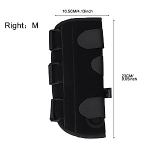 Sonew Wrist Support Brace with Splint Adjustable Wrist Brace Hand Support Arm Strap Breathable for Injuries to Carpal Tunnel, Arthritis Recovery And Sprains(M-Right)