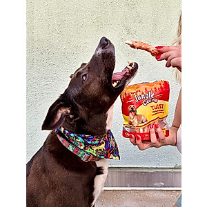 Jungle Calling Dog Treats, Chicken Wrapped Rawhide Sticks for Dogs, Delicious and Nutritious Training Reward Treats and Dog Chews Snacks, 6 oz