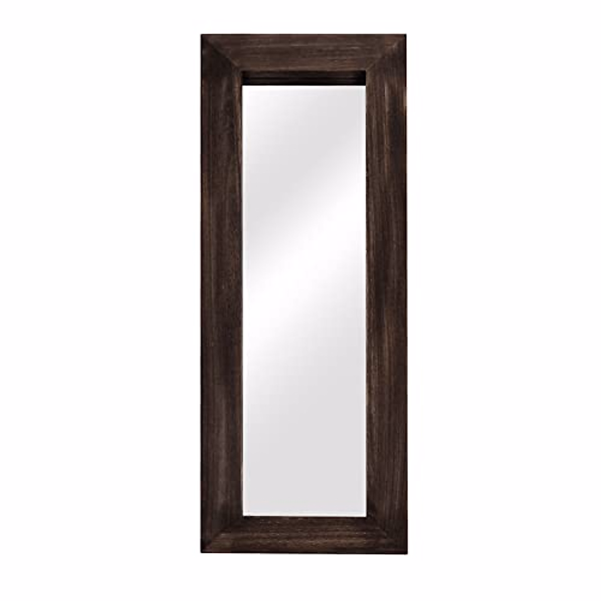 MAXYOYO Rustic Wood Floor Mirror Full Length, 47 x 16 Wall Mirror for Bathroom, Large Mirror Full Body Dressing Mirror for Living Room, Bedroom, Leaning Against Wall/Wall-Mounted Mirror