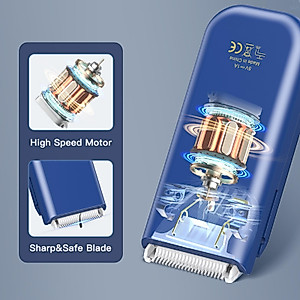 Grimgrow Dog Clipper Cat Hair Trimmer for Grooming Rechargeable Cordless Cat Shaver Lightweight Pet Hair Clipper for Puppy,Doggy,Kitty,Small Animals