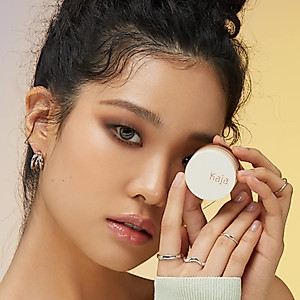 Kaja Beauty Bento Collection - Bouncy Eyeshadow Trio | Neutral Earthy Tones, Travel Size, 14 Neutral Moment, 2019 Allure Best of Beauty Award, 0.03 Oz