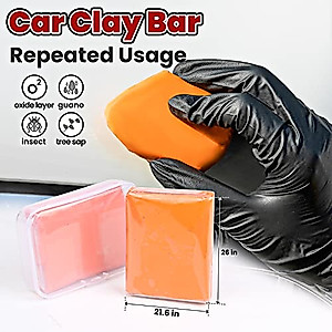 ALL4DETAIL 31Pcs Car Detailing Brush Set, Car Cleaning Kit, Interior Car Detailing Kit(Detailing Brushes,Drill Brush,Tire Brush,Polishing Pads,Wash Mitt,Clay Bar,Scrubbing Sponge,Coating Applicator)