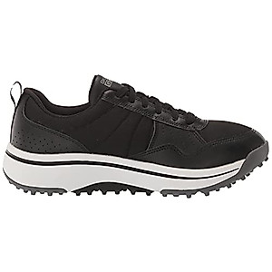Skechers Men's Arch Fit Golf Shoe Sneaker, Black/White, 12