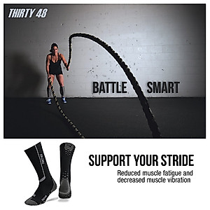 Thirty48 Elite Compression Socks Women & Men Graduated 20-30mmHg for Running, Athletic, Flight Sock - Performance & Recovery