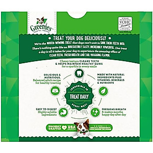 Greenies Original Regular Natural Dental Care Dog Treats, 54 oz. Pack (54 Treats)