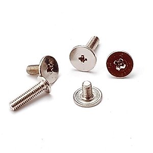 HH FASTENERS M3 x 10mm Wafer Head Machine Screws,Laptop Screws,Head Dia.6mm,Metric,Right Hand