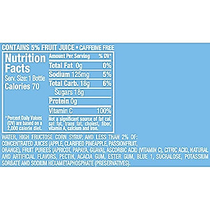 Hawaiian Punch Polar Blast Fruit Juice Drink, 10 Fl Oz Bottles, 24 Count (4 Packs Of 6), Ready-to-drink, On-the-go, Caffeine-free, Carbonation-free, Gluten-free, Excellent Source Of Vitamin C