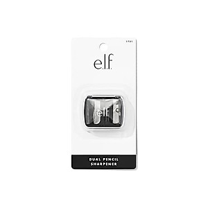 e.l.f. Dual-Pencil Sharpener, Convenient, Essential Tool, Sharpens, Easy To Clean, Travel-Friendly, Compact, Vegan & Cruelty-Free, 1 Count (Pack of 1)