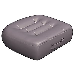 YITONGXXSUN Adult Booster Seat Cushion/Car Cushions for ShortPeople/Effectively Increase The Field of View by 12cm/4.7in,Back Fatigue Relief Chair Cushion Angle Lift Big Cushion/Grey