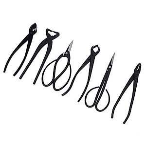 6pcs Bonsai Tools Set Bonsai Tree Kit, Multifunctional Gardening Trimming Tools with Storage Bag