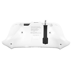 Pomya Game Controller Keyboard, for Xbox Series X Series S One One S Console, 2.4Ghz Gaming Chat Board, with 3.5mm Audio and Headset Jack(White) [Video Game]