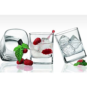 Luigi Bormioli, us kitchen, LUIG9 Strauss 11.75 oz Double Old Fashion Glasses, 6 Count (Pack of 1), Clear