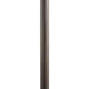 Kichler 9595OZ Accessory Outdoor Fluted Post, Olde Bronze